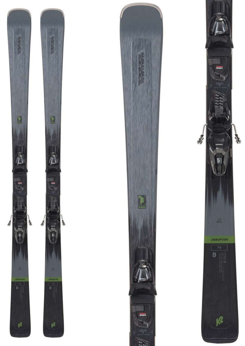 K2 Disruption 76 System Ski With M2 10 Ski Bindings 2024 — Ski Pro AZ