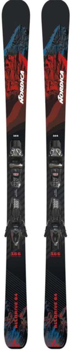 Nordica Alldrive 84 Ski with FDT Compact 10 Bindings 2024 — Ski Pro AZ